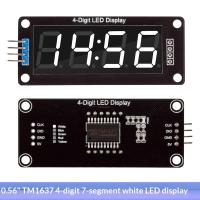 China TM1637 0.56-inch Four-Digit Seven-Segment Digital Tube Clock Display Module with Clock Point for sale