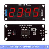 China TM1637 0.56-inch Four-Digit Seven-Segment Digital Tube Clock Display Module with Clock Point for sale