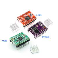 China Reprap Stepper Motor Driver A4988/DRV8825 with Heat Sink for SKR V1.3/1.4 GTR V1.0 RAMPS 1.4/1.6 MKS GEN V1 for sale