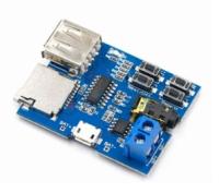 China Built-in Amplifier & MP3 Lossless Decoder Board TF Card USB Flash Support-Logic IC Player Module for MP3/3C Digital Applications for sale