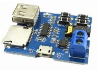 China Built-in Amplifier & MP3 Lossless Decoder Board TF Card USB Flash Support-Logic IC Player Module for MP3/3C Digital Applications for sale