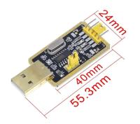 China Rich Golden CH340G RS232 USB to TTL Module to Serial Port Nine Upgrade Small Board TTL Brush Line for sale