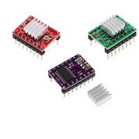 China Dual 3D Printer Stepper Motor Driver Set A4988 1/16 Microstep & DRV8825 1/32 Fine Division Module for sale
