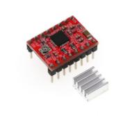 China Dual 3D Printer Stepper Motor Driver Set A4988 1/16 Microstep & DRV8825 1/32 Fine Division Module for sale