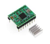China Dual 3D Printer Stepper Motor Driver Set A4988 1/16 Microstep & DRV8825 1/32 Fine Division Module for sale