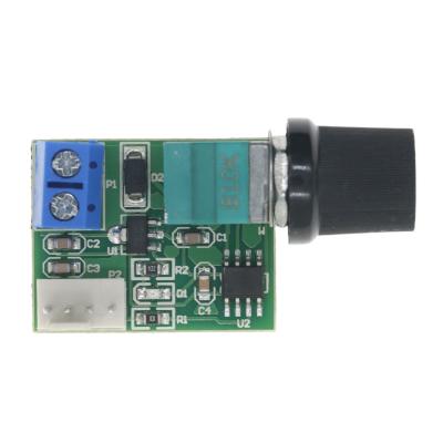 China DC12V Four-Wire Computer Fan Speed Controller 3A Pwm Electronic Modules Kits Switch 4-Wire Fan Speed Control Can Be Turned for sale