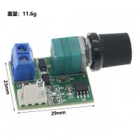 China DC12V Four-Wire Computer Fan Speed Controller 3A Pwm Electronic Modules Kits Switch 4-Wire Fan Speed Control Can Be Turned for sale