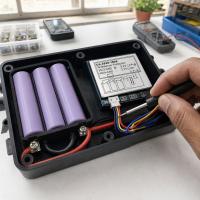 China 3S 4S 100A Lithium Battery Protection Board BMS with Balanced Charging for 12.6V 16.8V Li-ion Battery Pack for sale