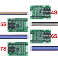China 16.8V Lithium Battery Protection Board 4 Series 5/6/7 Series Working Overcurrent 18A Equalization Temperature Control Model for sale