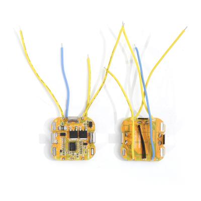 China 6S-24V Electric Drill Wrench Brushless Lithium BMS Battery Protection Board Direct Plug Protocol 1.6mm Abs Base Custom PCB PCBA for sale