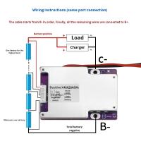 China Factory Direct 3S-16S  Same-Port Balanced NTC 40A 50A 60A Lifepo4 BMS Power Battery protection Board for Electric Vehicle for sale