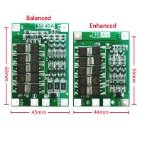 China BMS 3S 40A Enhanced Balanced Lithium Battery Charger 12.6V 18650 PCM Protection Board Enhanced PCB & PCBA Product for sale