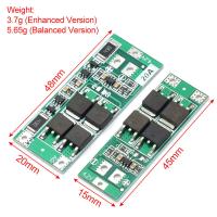 China CA-2S-20A-B Standard 7.4V 8.4V 18650 Lithium Battery Protection Board/BMS 2S 20A PCB & PCBA for DIY for sale
