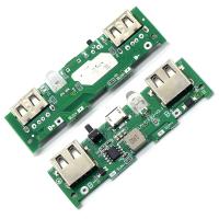 China 2A 5V Solar Charging Boost Board DIY Circuit Motherboard with Lithium Battery Protection Mobile Power Treasure PCBA Board for sale
