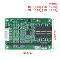 China 4S/5S/6S/7S BMS 48V Lithium Battery Charger 16.8V-21V 20A 18650 Lmo Ternary Temperature Protection Balance Board PCB PCBA for sale