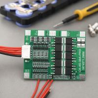 China 4S 30A 14.8V Li-ion Lithium Battery Protection Board BMS PCM with Balance Function for 18650 Lipo Battery Pack for sale
