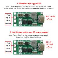 China Type C USB Boost Module 1A/2A/4A 18650 Lithium Battery Charger Board BMS 2S 3S 4S Li-Po Polymer Power Bank PCB PCBA for sale