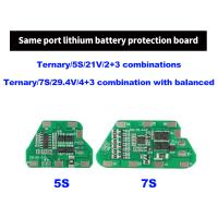 China 5A10A 7S BMS 18650 Li-ion Power Tools Solar LED Lighting Lamp Balanced PCB 5A 10A Protection Board Product Category PCB PCBA for sale