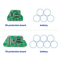 China 5A10A 7S BMS 18650 Li-ion Power Tools Solar LED Lighting Lamp Balanced PCB 5A 10A Protection Board Product Category PCB PCBA for sale