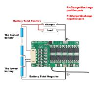 China 18650 Lithium Battery Protection Board 6S 7S 15A 20A 25A with Balanced PCB Base Material for sale