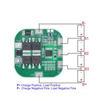 China 14.8V 16.8V 20A Peak 4S Li-ion BMS PCM Battery Protection Board Off-Board DC DC Converters for 18650 Li Batteries for Lithium for sale