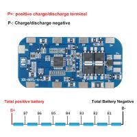 China 8 Series Lithium Iron Phosphate Battery protection Board 24V5A10A Same Port Balanced Power Tools 18650 protection Board for sale