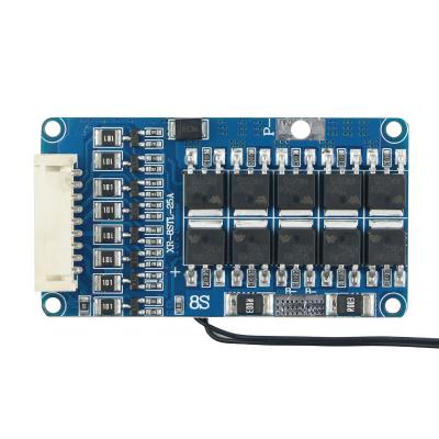 China 8 Series Lithium Iron Phosphate Battery Protection Board 24V15A20A25A Balanced Power Tools Electric Wheelchair PCB Board for sale