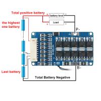 China 8 Series Lithium Iron Phosphate Battery Protection Board 24V15A20A25A Balanced Power Tools Electric Wheelchair PCB Board for sale