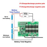 China 5S 18V 30A BMS18650 Li-Ion Battery Protection Board with PCB Base Material for Power Tools Solar LED Lighting Other Applications for sale