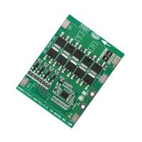 China 14.8V Ternary Lithium Battery Protection Board Series 4 Same Port Continuous 30A Made from PCB Material for sale