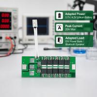 China 1S 20A 3.7V BMS Lithium Battery Protection Board 18650 Li-ion Lipo Battery PCM PCB Module with Charging Short Circuit Protection for sale