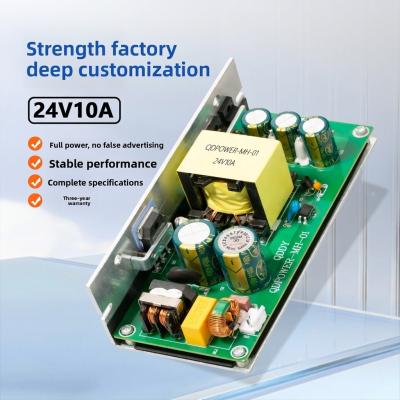 China DC Power Supply 24V 10A 240W Bare Board Built-in AC-to-DC Switching Power Supply Board Screw Fastening Model QDPOWER-MH-01 for sale
