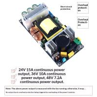 China 220V to 24V/36V/48V 10A Adjustable AC-DC Switching Power Supply 350W High-Power Module with Fan and Overtemperature Protection for sale