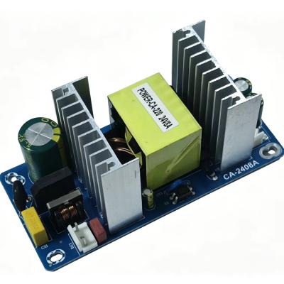 China CA-2408A Factory Direct 24V8A Power Supply Board 200W Switching AC DC Converter Bare Board 220V to 24V Board Mount for sale