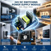 China CA-2408A Factory Direct 24V8A Power Supply Board 200W Switching AC DC Converter Bare Board 220V to 24V Board Mount for sale