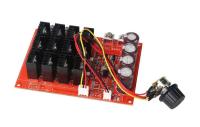 China DC 10-50V 60A Motor Speed Controller Board HHO PWM RC 12V 24V 48V 3000W DC Brush Governor Generators Generator Parts Accessories for sale