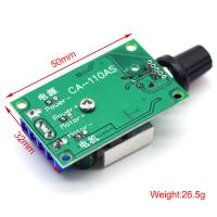 China CA-110AS PWM DC Motor Speed Controller 12V 24V 10A Stepless LED Dimmer Power Governor Voltage Module Motor Driver Boards for sale