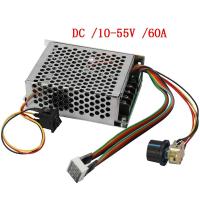 China 12V Motor Speed Controller DC 10-55V 60A CW CCW Reversible Switch Digital Display Board DC DC Converters Power Voltage Module for sale