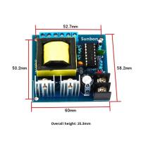 China 150W Inverter DC12V to AC220V Boost Power Supply Board DIY Battery Mini Inverter Module for sale