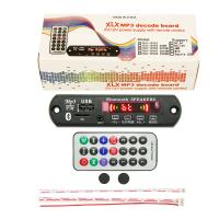 China BT 5.0 Wireless MP3 Decoder Board Portable BT FM Transmitter Auto LCD Supports WAV TF Card USB FM Radio Voice Recorder for sale
