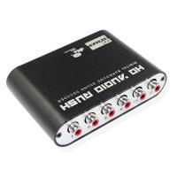 China Cross-border 51-channel DTS/Dolby/AC-3 Audio Decoder Converting Digital Optical/Coaxial to Analog RCA/Rose Connectors Made China for sale