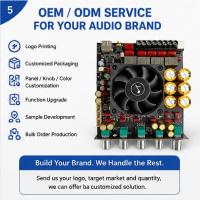 China AS21PRO 2.1 Channel  Amplifier Board 300W*2+600W TPA3255 High Power Digital Audio Amplifier Module Factory Direct for sale