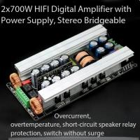 China Stereo Two-Channel Digital Power Amplifier Board Switching Power Supply 2x300W/400W/500W/600W/700W Bridged Configuration Speaker for sale