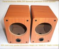 China 3 Inch Wood Speaker Box Empty DIY Enclosure Shell Sound Amplifier LoudSpeaker Home Audio HIFI Wooden Speaker Case for 1pcs for sale