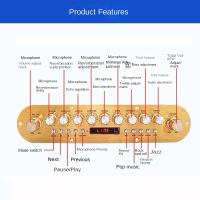 China D1600 Portable Speaker Power Amplifier Board Square Dance Outdoor Karaoke Trolley Case for 12V Battery 220VDSP Sound for sale