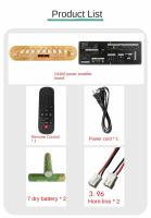 China D1600 Portable Speaker Power Amplifier Board Square Dance Outdoor Karaoke Trolley Case for 12V Battery 220VDSP Sound for sale