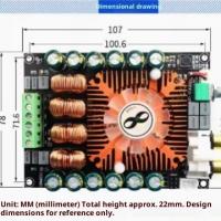 China HIFI High Fidelity TDA7498E High Power Digital 2.0 Stereo Sound Plastic Home Amplifier Board for sale