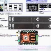 China HIFI High Fidelity TDA7498E High Power Digital 2.0 Stereo Sound Plastic Home Amplifier Board for sale