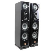 China High-End 8-Inch Dual Floor-Standing Hifi Speakers Luxury Piano Lacquer Finish for Home Theater Sound Bars for sale