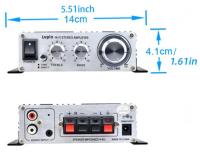 China Home Audio Amplificador Digital Hi-Fi Class D Stereo Two-Channel 25Wx2 Car Amplifier for sale